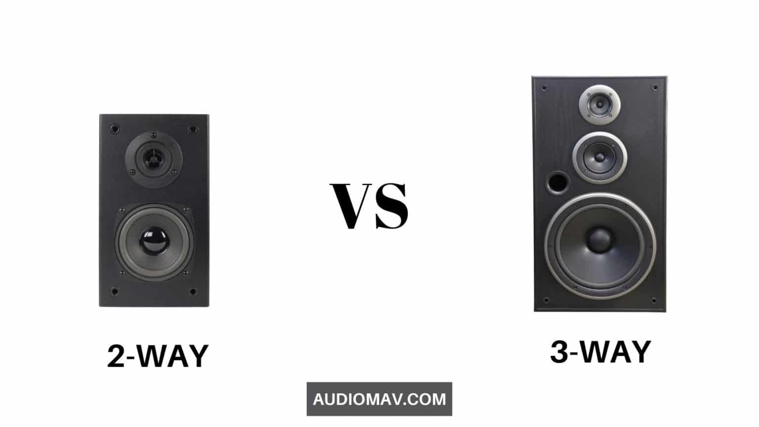 2-Way vs 3-Way Speakers – Helpful Illustrated Guide - Audio MAV